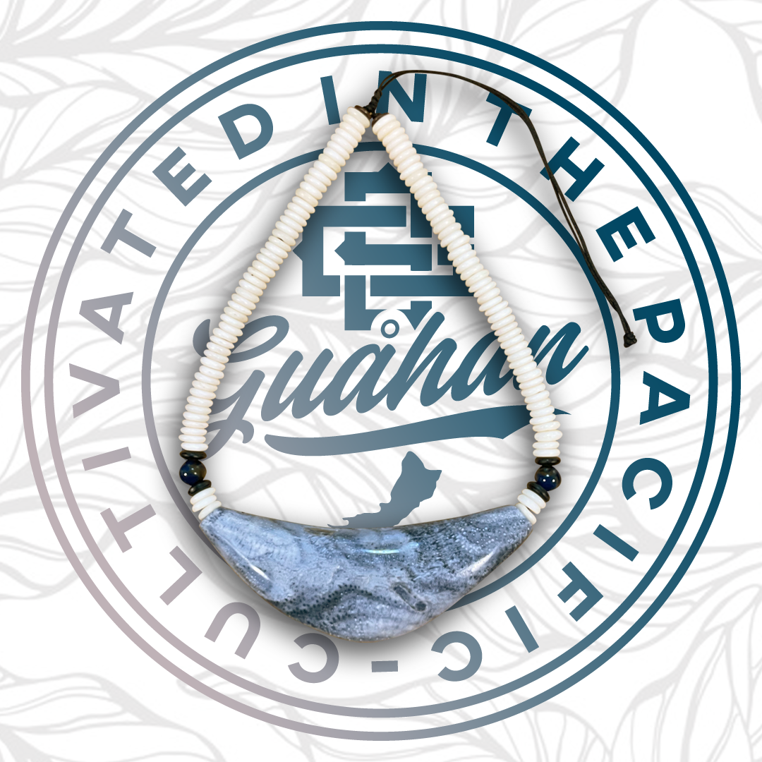 FOSSILIZED BLUE CORAL SINAHI LARGE – SLING GUAM OFFICIAL