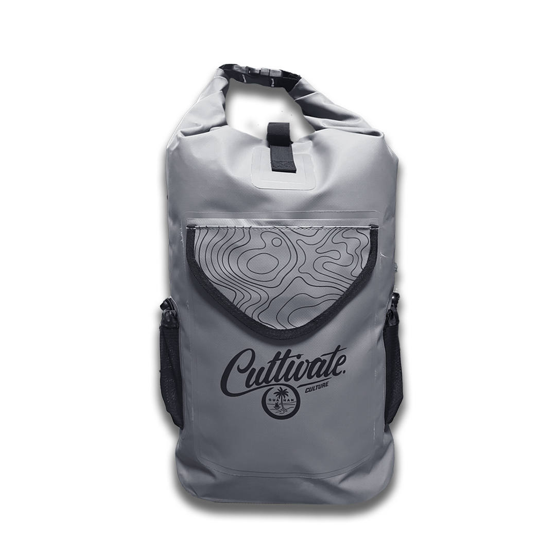 CULTIVATE WATERPROOF BACKPACK GRAY – SLING GUAM OFFICIAL