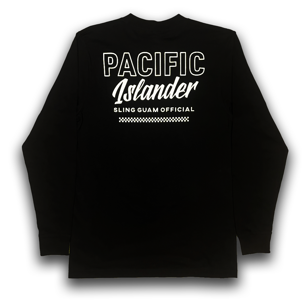 PACIFIC ISLANDER LONG SLEEVE BLACK – SLING GUAM OFFICIAL